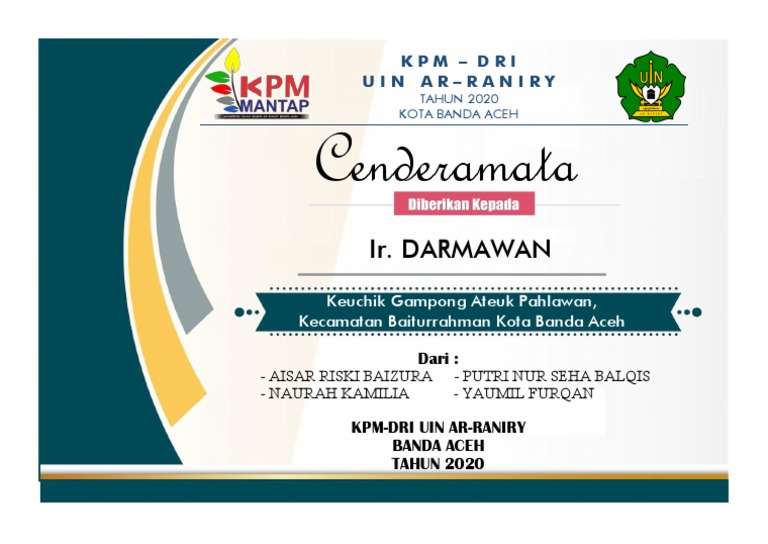 Sertifikat Cinderamata | PDF