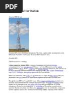 BTS Components | PDF | Information And Communications Technology | Radio