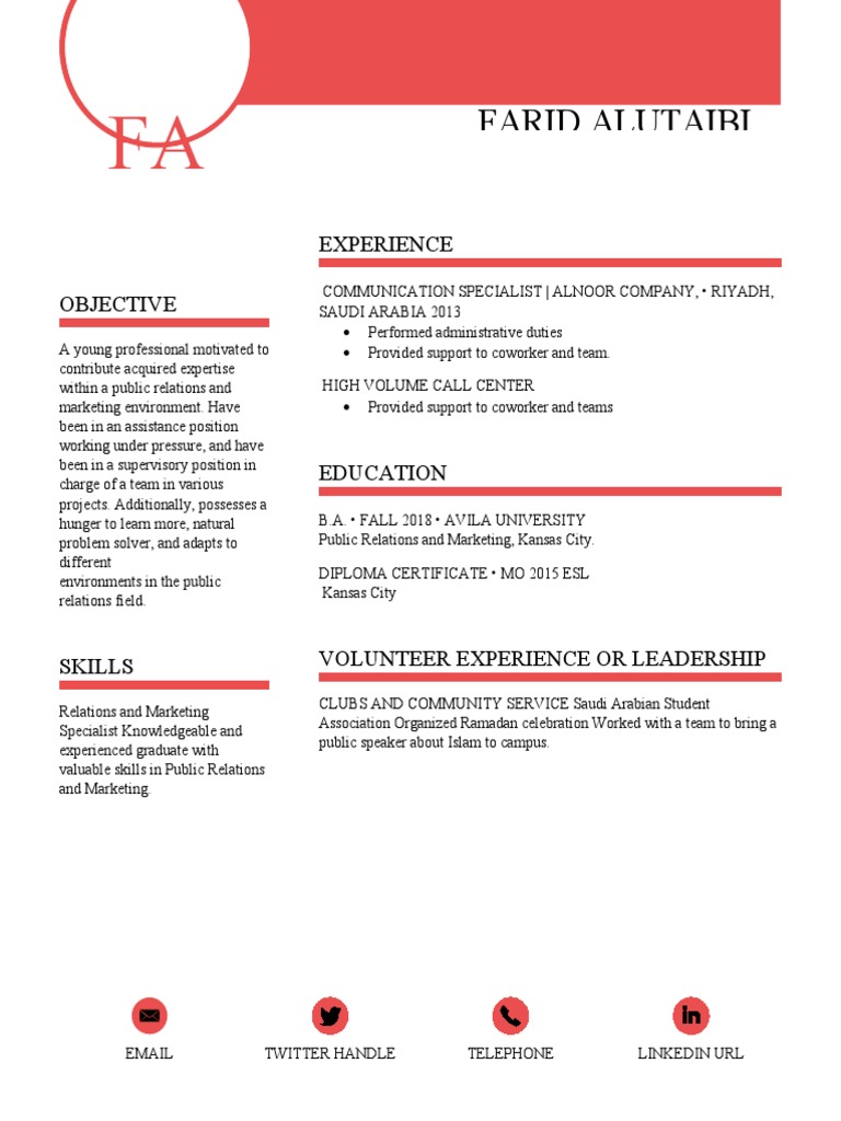Resume of Farid | PDF