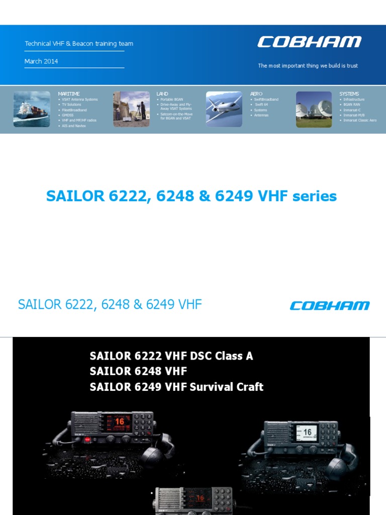01 VHF SAILOR 6222 6248 6249 Complete RevA PDF | PDF | Wireless ...