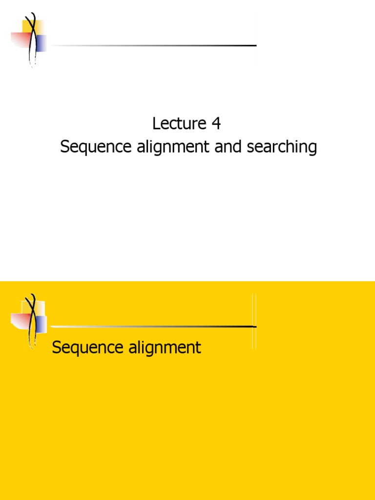 Sequence Alignment and Searching | Download Free PDF | Sequence Alignment | Bioinformatics