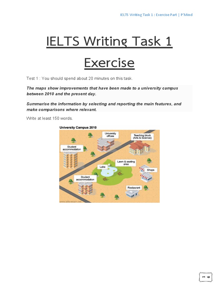 IELTS Writing Task 1 Map Exercises | PDF | International English ...