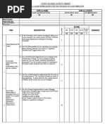 Audit Checklist - JH Steps 1-3 | PDF | Mechanical Engineering ...