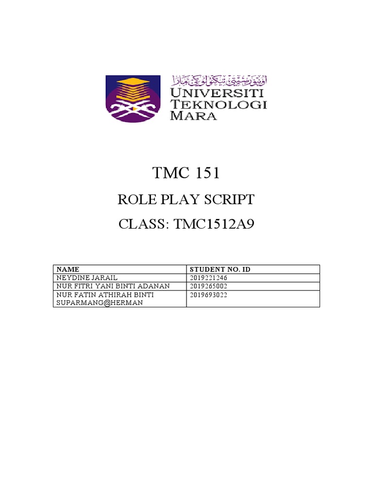 TMC Roleplay Script | PDF | China | World Politics