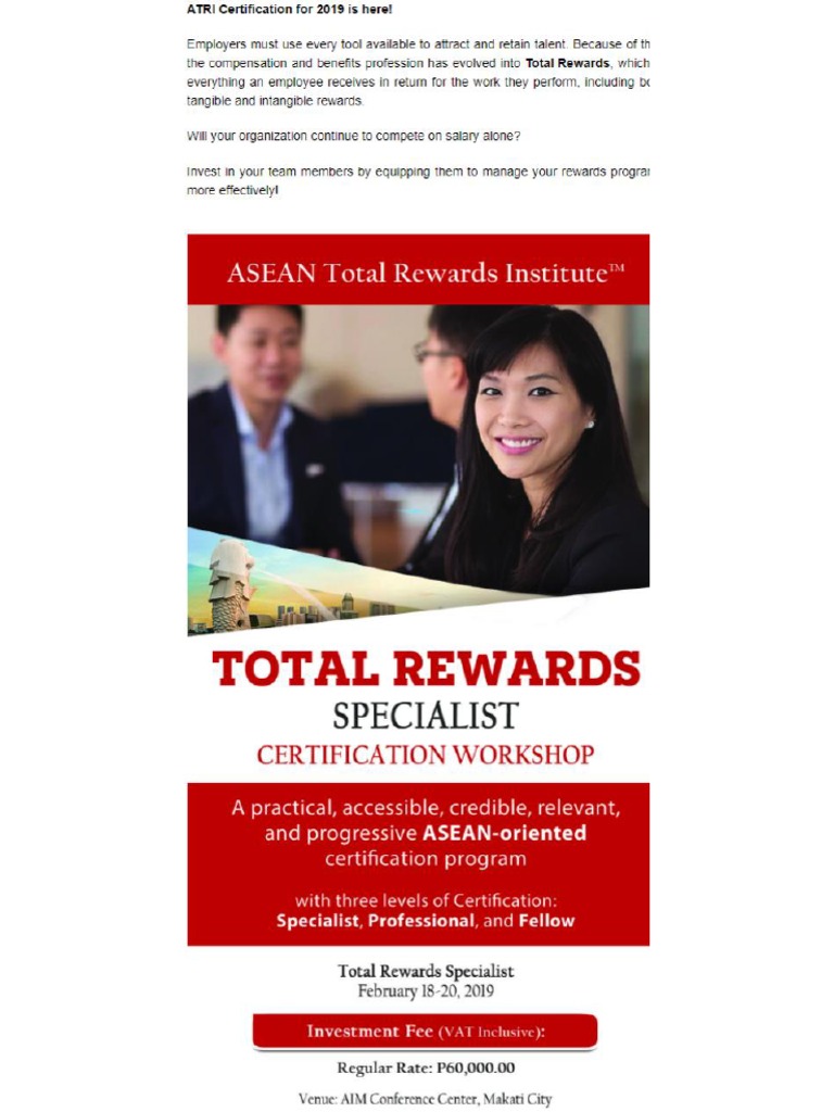 Certified Total Rewards Specialist | PDF