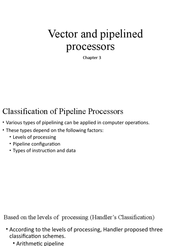 Vector and Pipelined Processors | PDF | Central Processing Unit | Computer Engineering