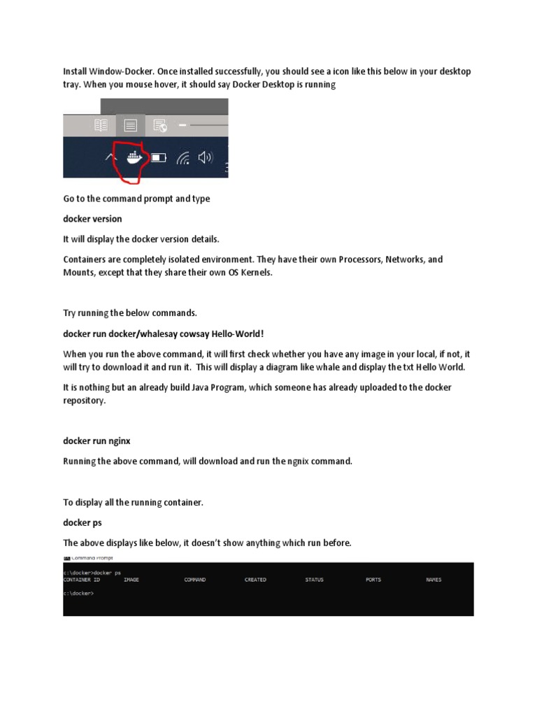Docker | PDF | Computers | Technology & Engineering