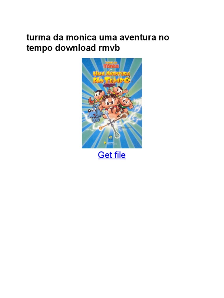 Download options and references to the animated film "Turma da Mônica ...