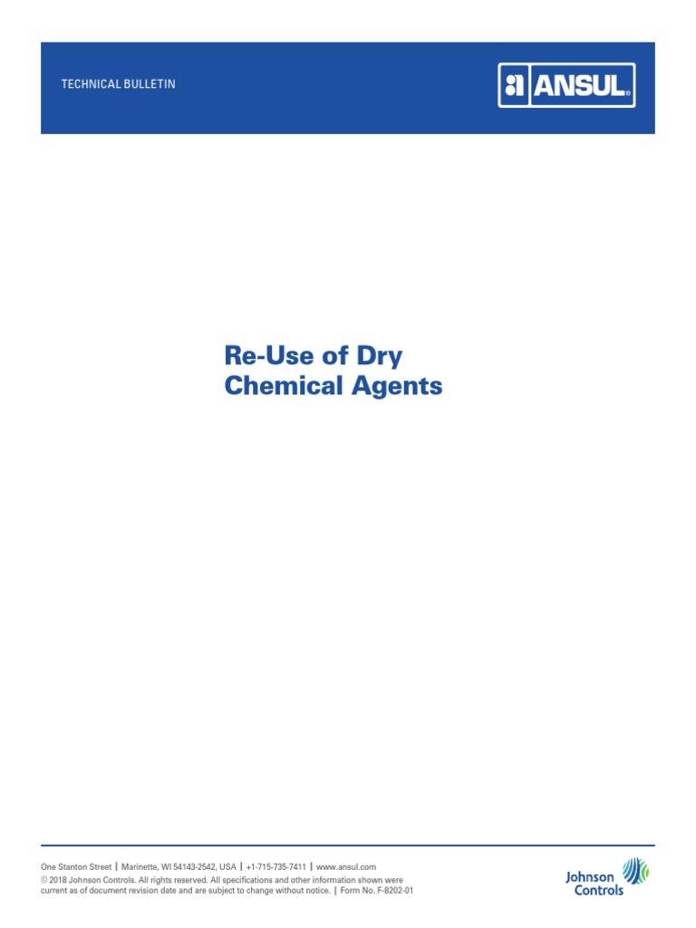 Ansul - Agent Reuse | PDF | Humidity | Vacuum
