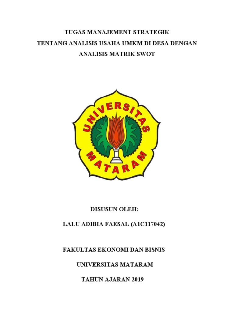 LALU ADIBIA FAESAL-A1C117042-UMKM Kripik Nangka | PDF | Memasak ...