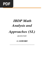 IB Math AA SL Questionbank - Statistics & Probability | PDF ...