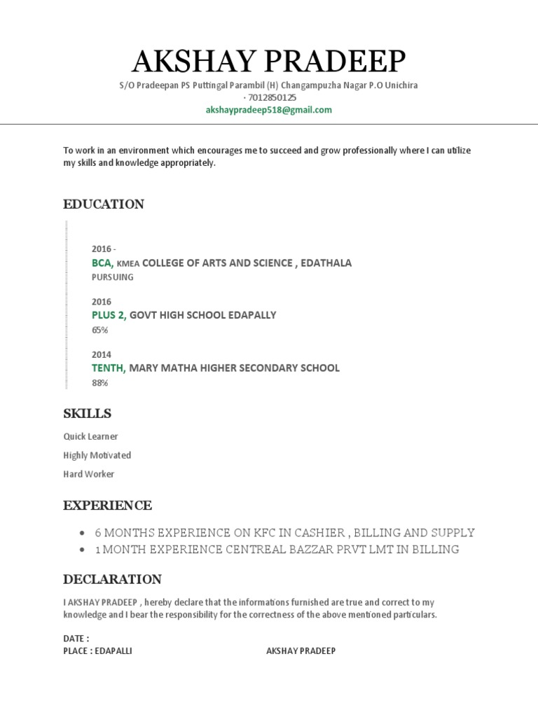 Akshay Resume | PDF