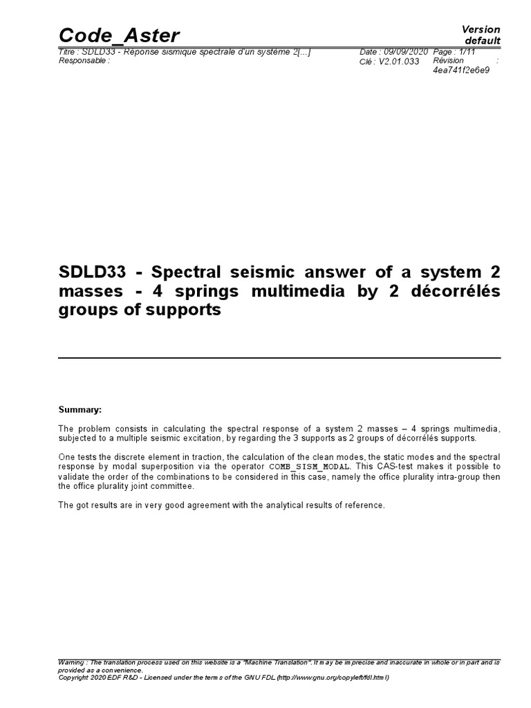 Code Aster | Download Free PDF | Applied And Interdisciplinary Physics ...