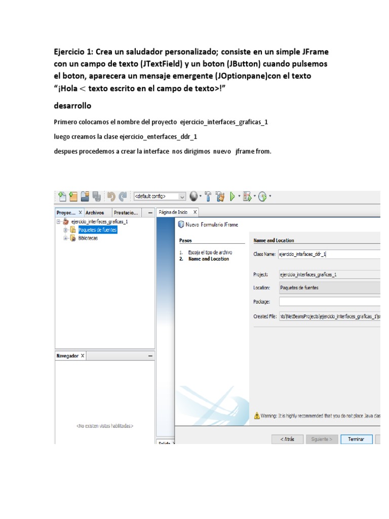 Ejercicios 1 Interfaces Java PDF | PDF | Informática