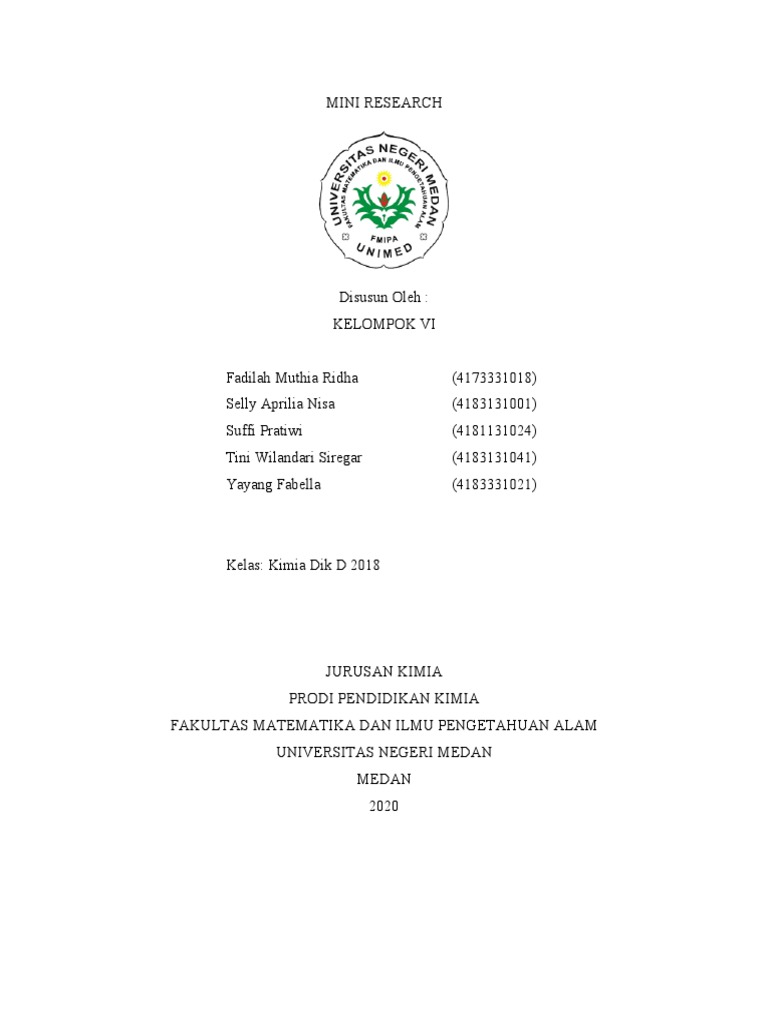 Mini Riset Penglab | PDF