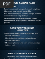 Contoh Naskah Radio untuk Siaran | PDF