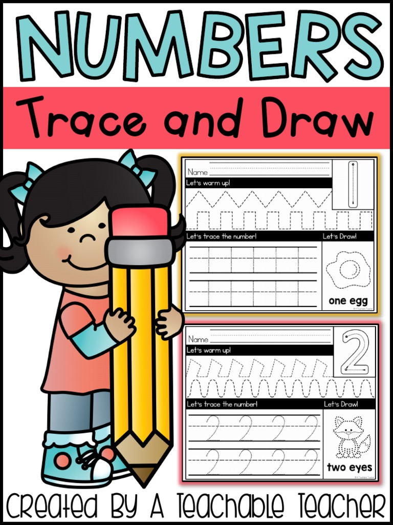 Trace and Draw: Created by A Teachable Teacher | PDF | Mass Media ...