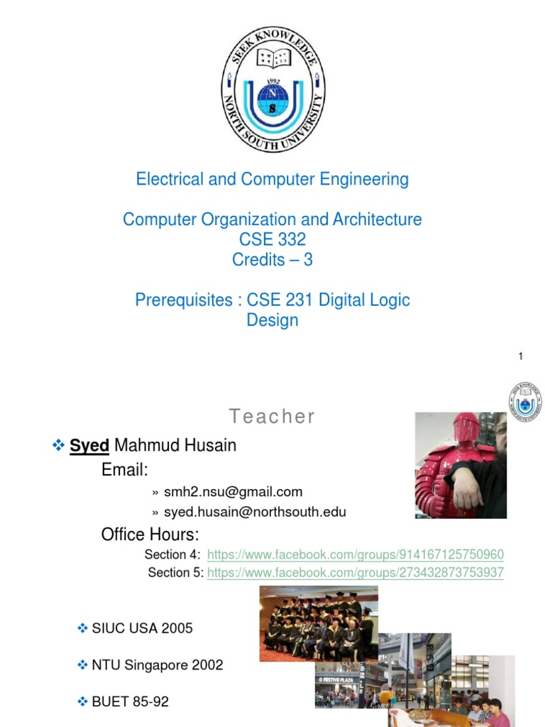 CSE 332 L1 - 7 July 2020 | PDF | Central Processing Unit | Electronic Design