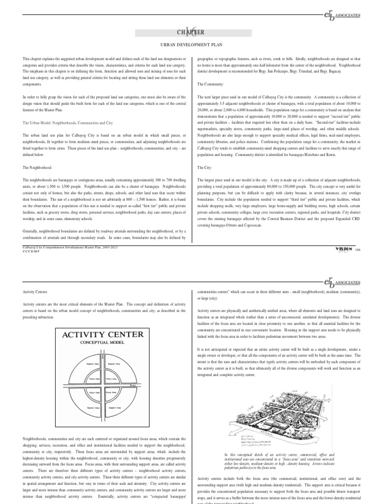 Urban Development Plan: The Urban Model: Neighborhoods, Communities and ...