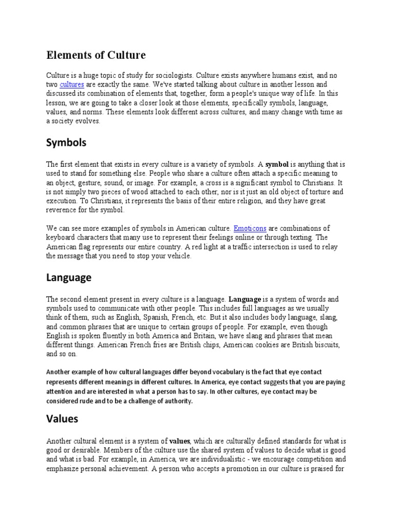 Elements of Culture: Cultures | PDF | Determinism | Theory