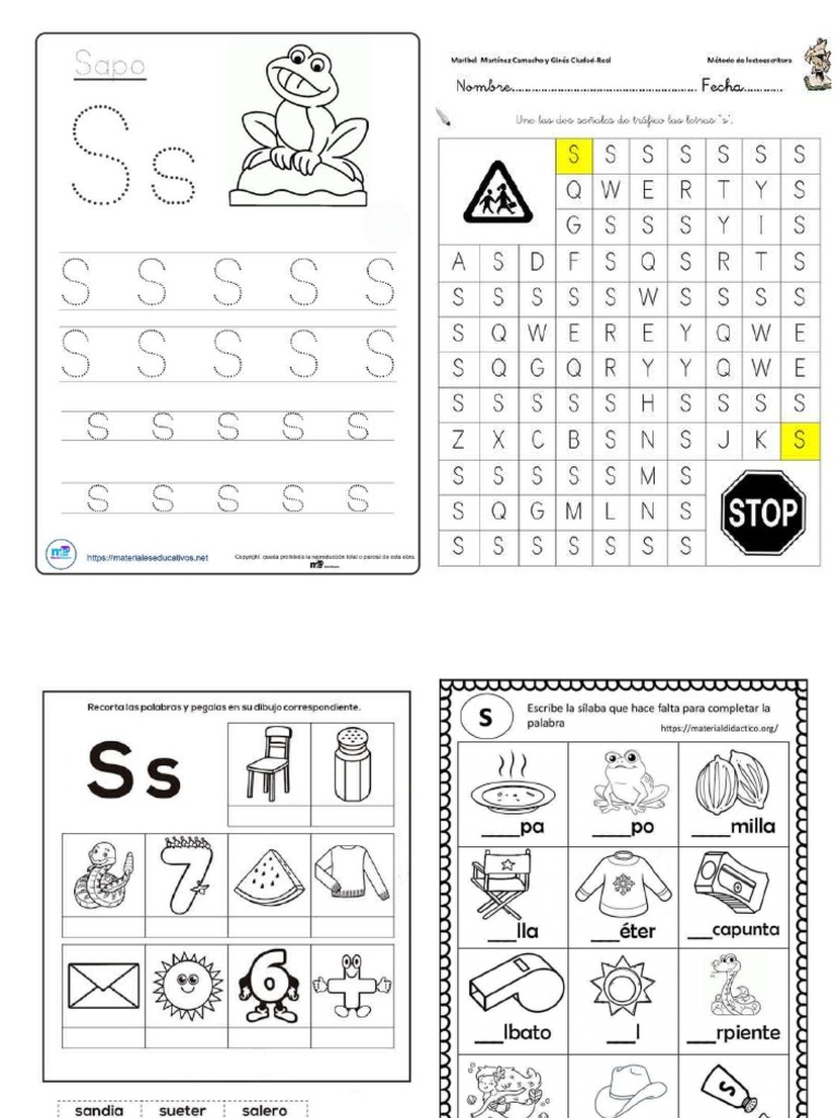 Palabras Con S | PDF | Cocina, comidas y vino