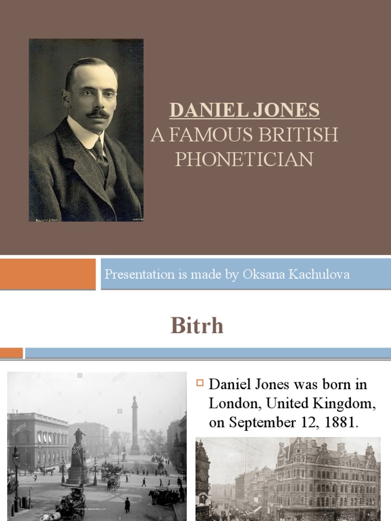 Daniel Jones: A Famous British Phonetician | PDF | Notation | Phonetics