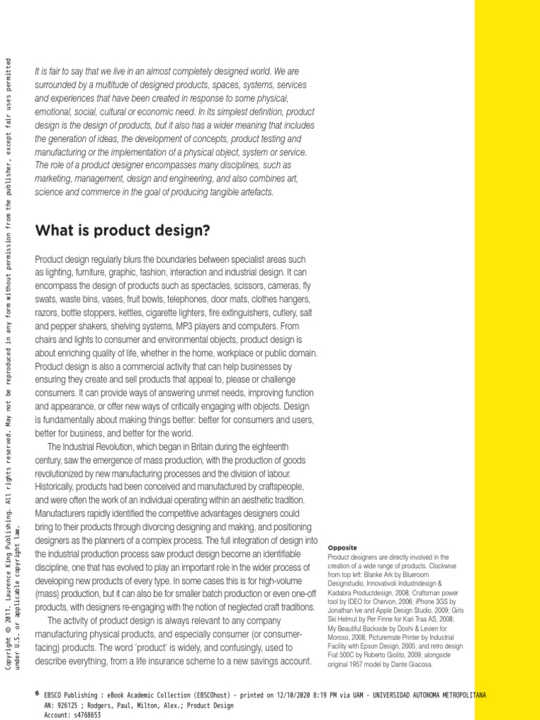 Product Design PDF | Product (Business) | Business