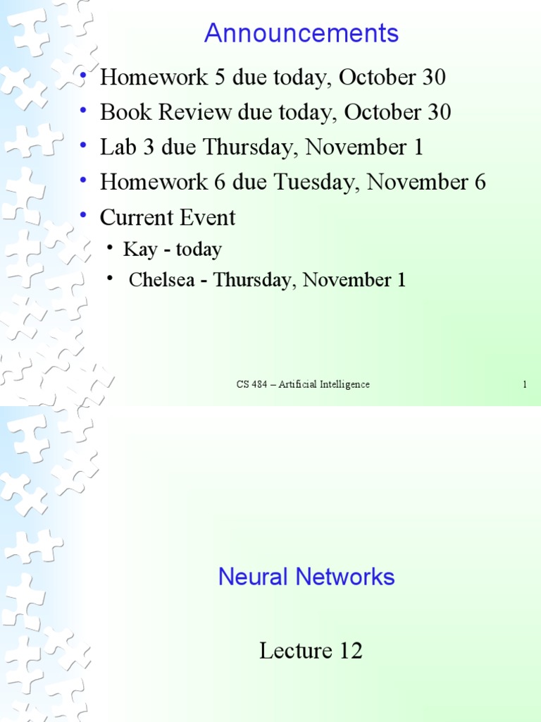 Neural Networks | PDF | Artificial Neural Network | Theoretical Computer Science