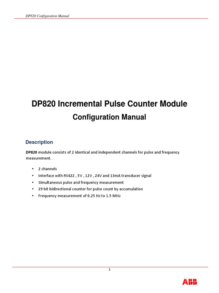 DP820 Config PDF | PDF | Frequency | Hertz