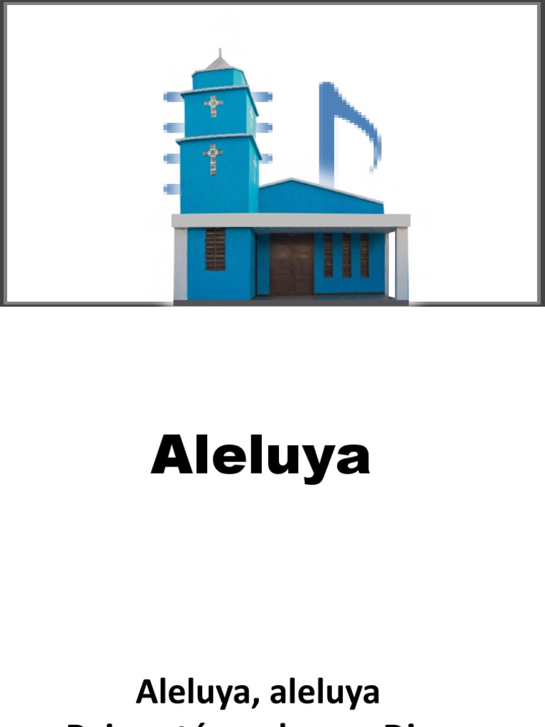 Letra Canción ALELUYA | PDF