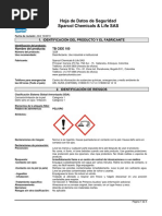 ChemTreat CL 206 | PDF | Agua | Pesticida