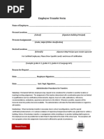 Employee Leave Request Form | PDF