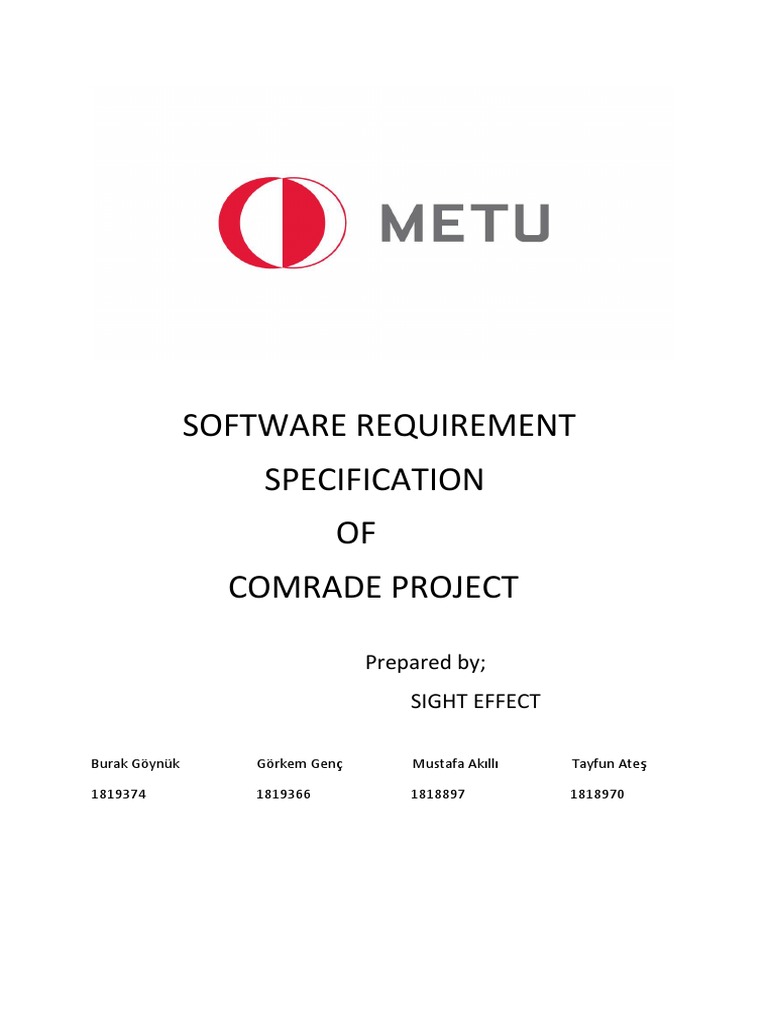 Srs of Comrade Project | Download Free PDF | Android (Operating System) | Application ...