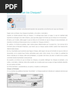 Cheque Cruzado: Definición y Cobro | PDF | Cheque | Bancos