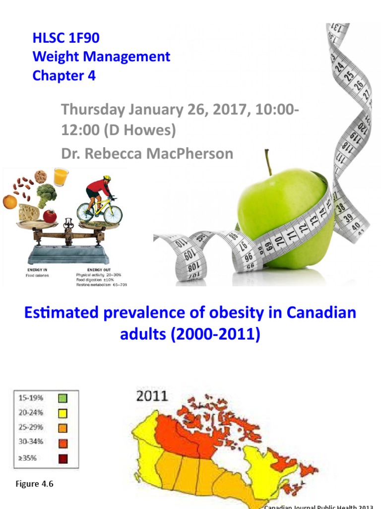 Canadian Obesity Trends and Risks | PDF | Physical Attractiveness | Obesity