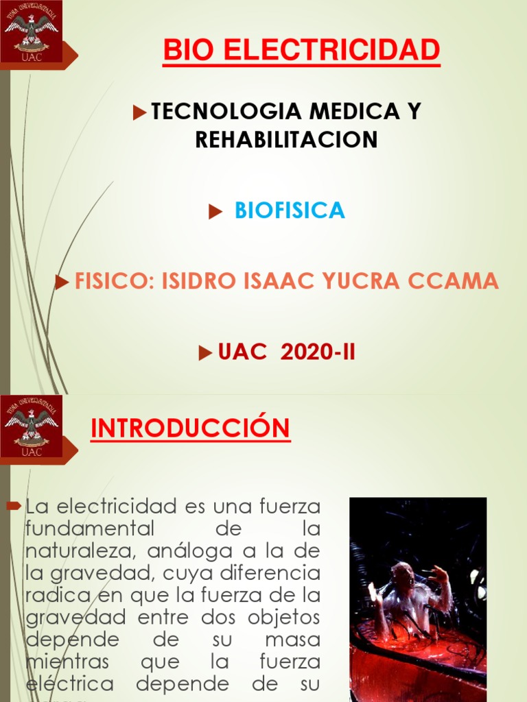 Fundamentos de la Bioelectricidad | PDF | Potencial de membrana ...