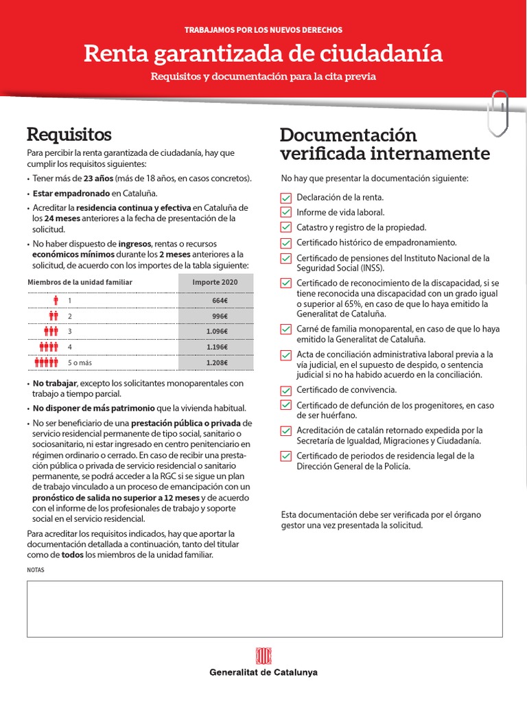 RGC Checklist RGC ESP 03 UnaCara | PDF | Cataluña | Gobierno