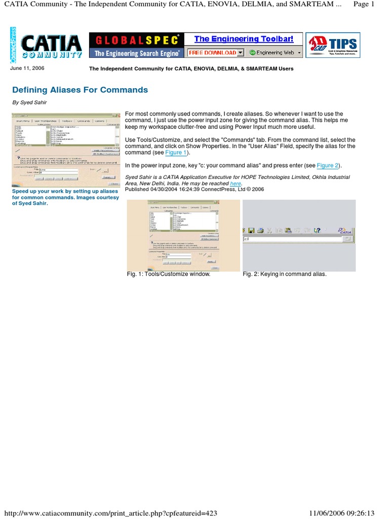 Defining Aliases For Commands | PDF | Business | Computers