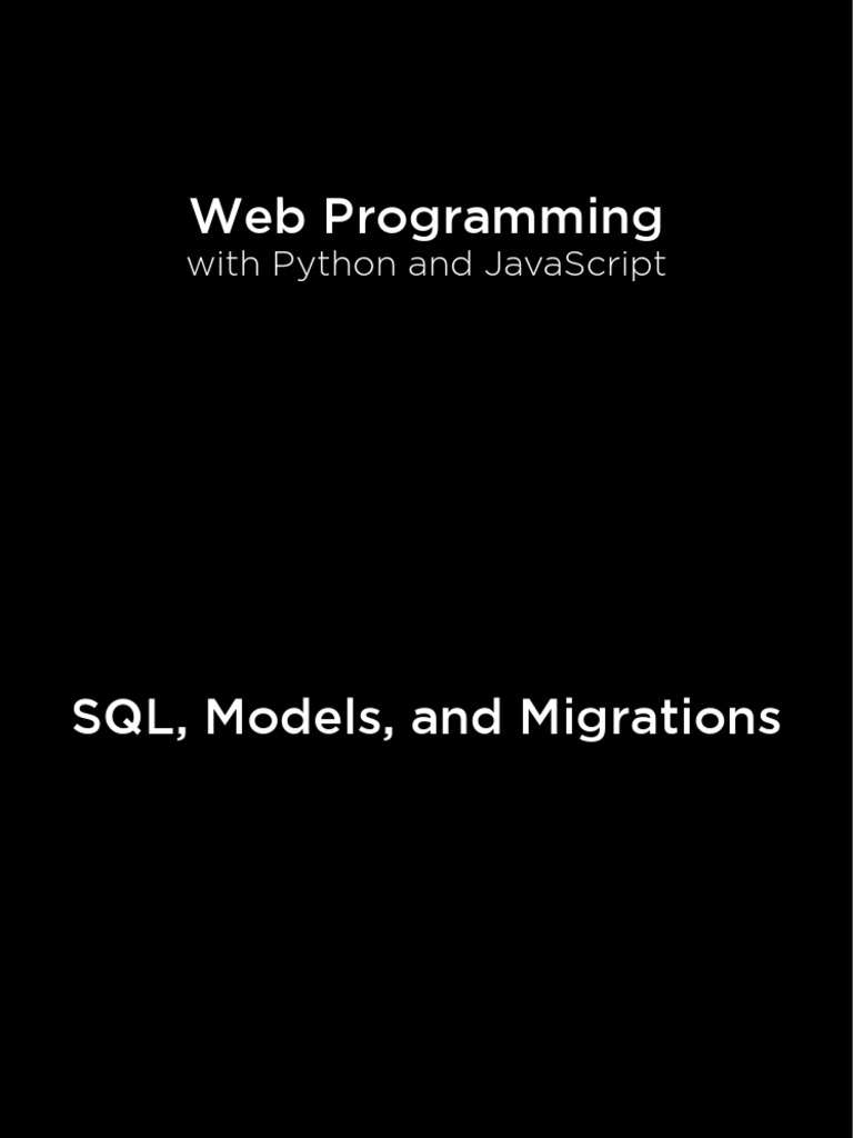 Web Programming: With Python and Javascript | PDF | Information ...