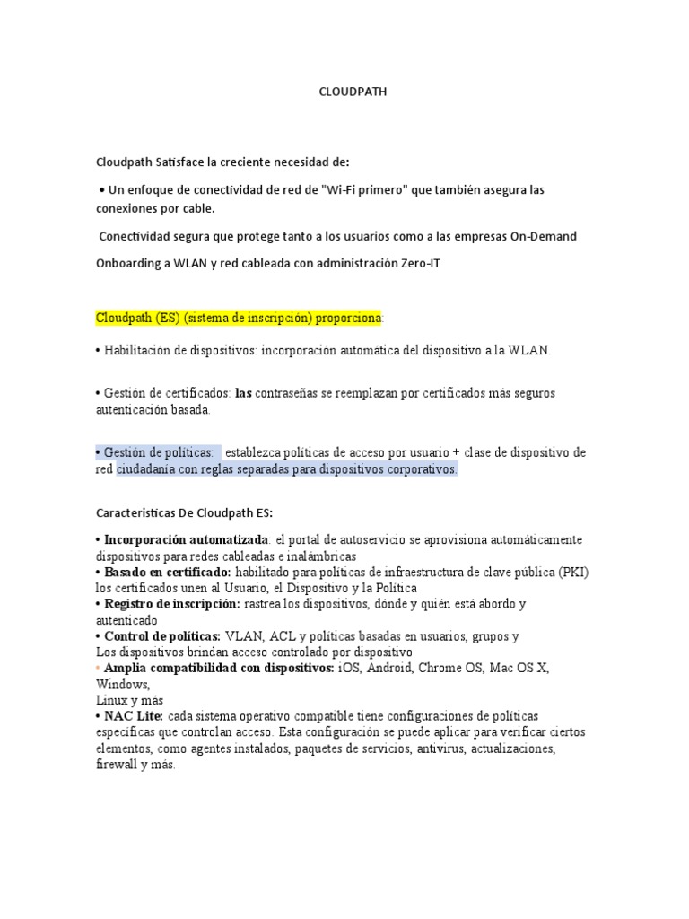 CLOUDPATH | PDF | Transport Layer Security | Autenticación