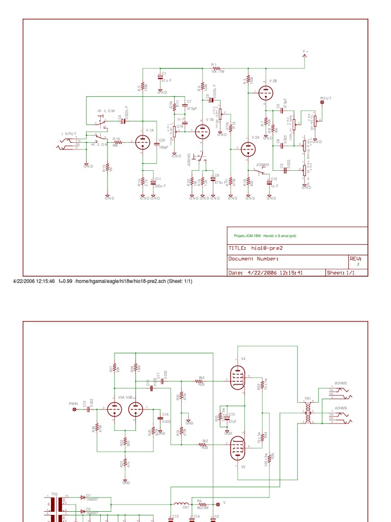 Effects Loop Circuit Diagram | PDF