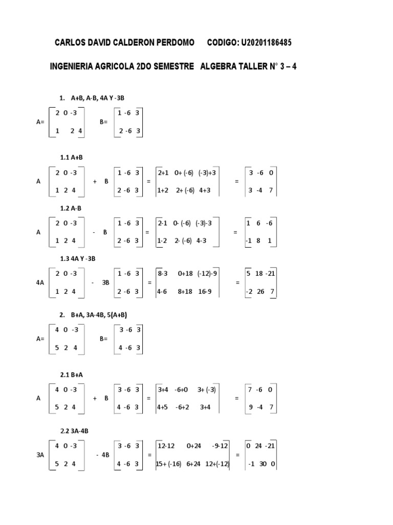 Algebra 3-4 PDF | PDF