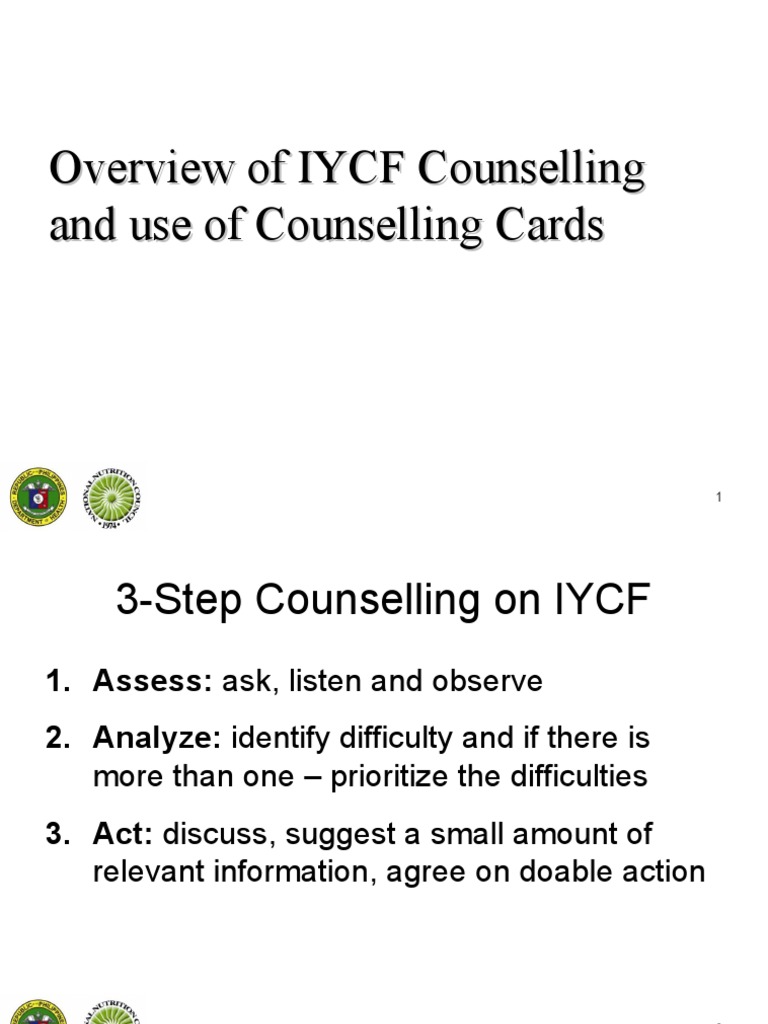 IYCF Counselling Cards ChildFundPCA | Download Free PDF | Caregiver ...