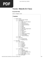 Naruto d20 Supplement - Shinobi Origins v3 | PDF | Leisure