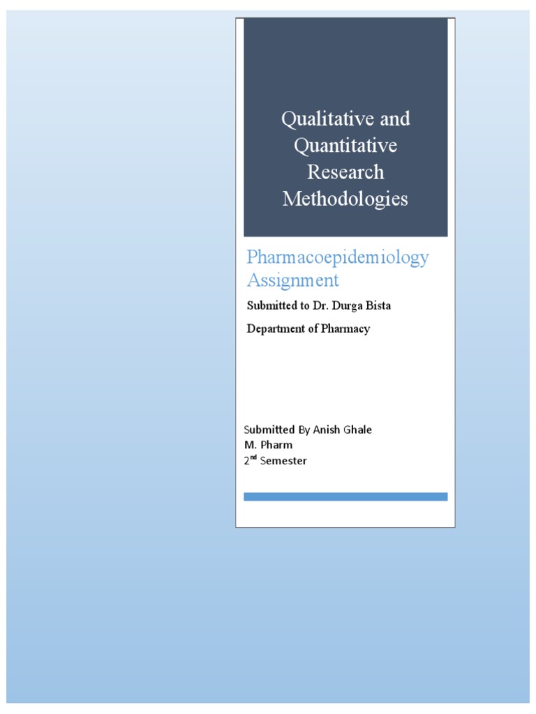 Qualitative and Quantitative Research Methodologies | PDF | Qualitative ...