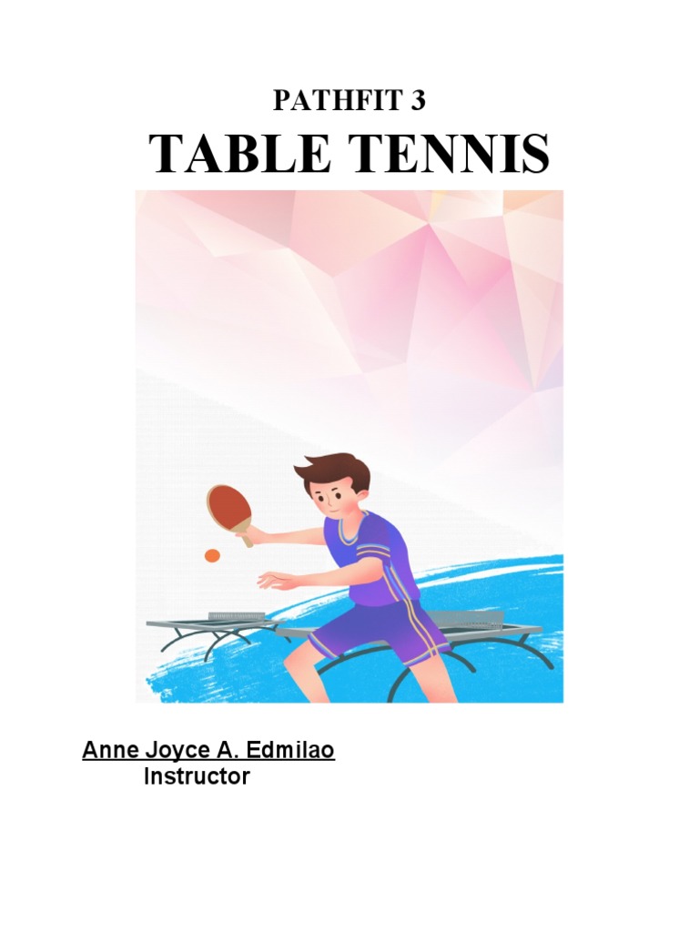 Pathfit 3 | PDF | Table Tennis | Games Of Physical Skill