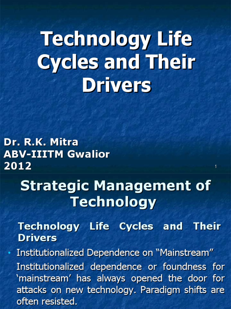 Technology Life Cycles and Their Drivers | PDF | Strategic Management ...