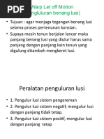 Let Off Mechanism | PDF | Loom | Weaving