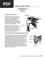 MOON Post-Operative Rotator Cuff Repair Immediate Therapy Protocol ...