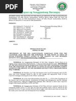 Resolution No. 01-BDC Resolution For Realignment | PDF | Philippines ...